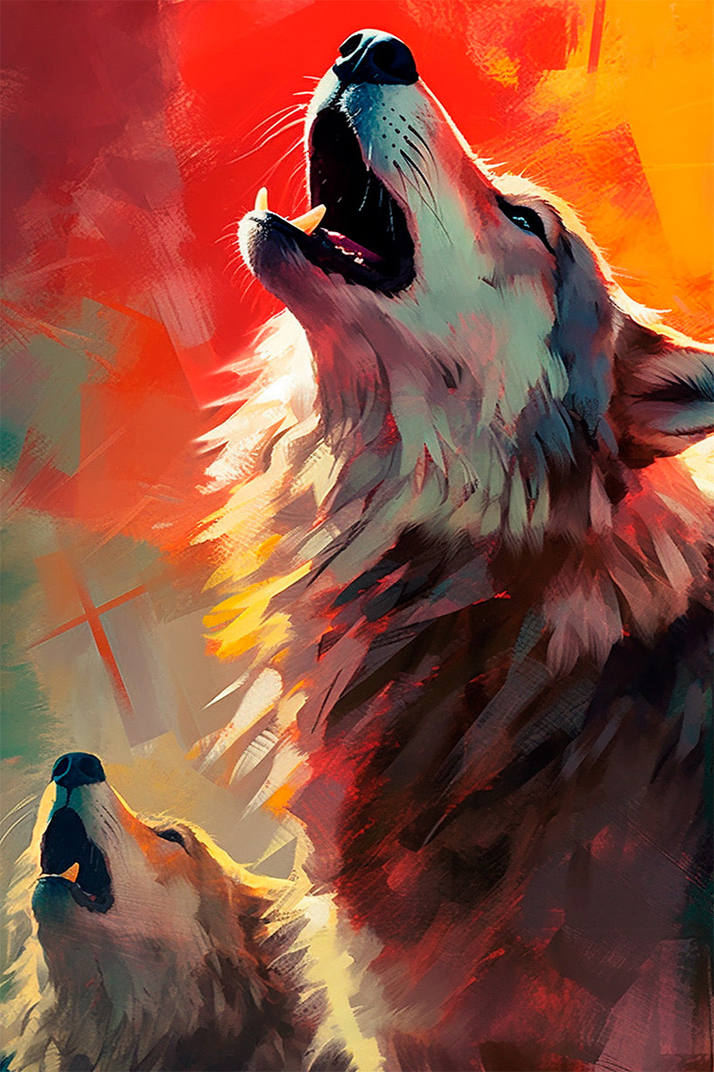 Cuadro : Praying wolf Decora con estilo 👌 – Fine Artic